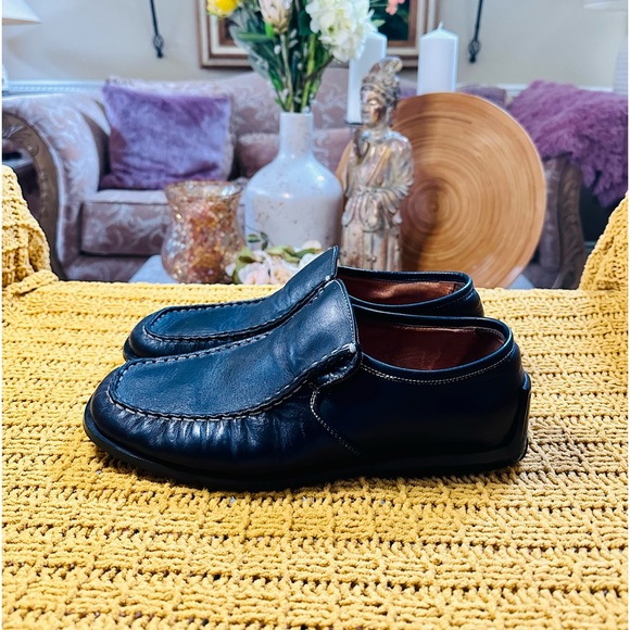 Bacco Bucci | Shoes | Mens 95 Bacco Bucci Black Loafer Moccasin Nonskid ...